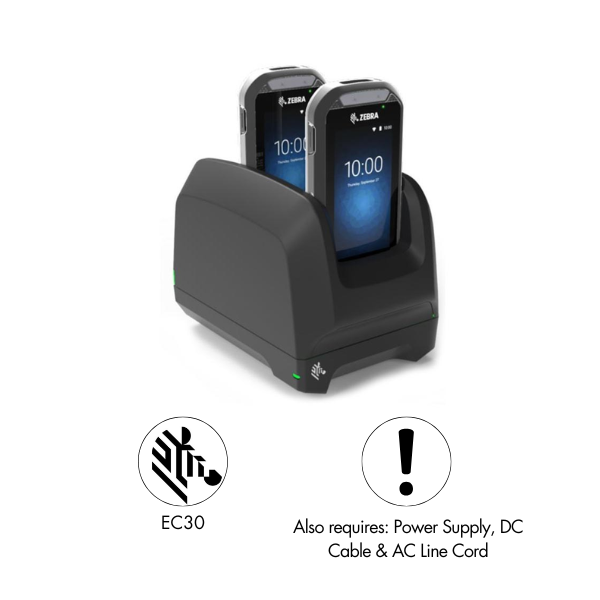 Zebra CRD-EC30-2SCHG1-01 EC30 mobile computer from Smart Print and Labelling